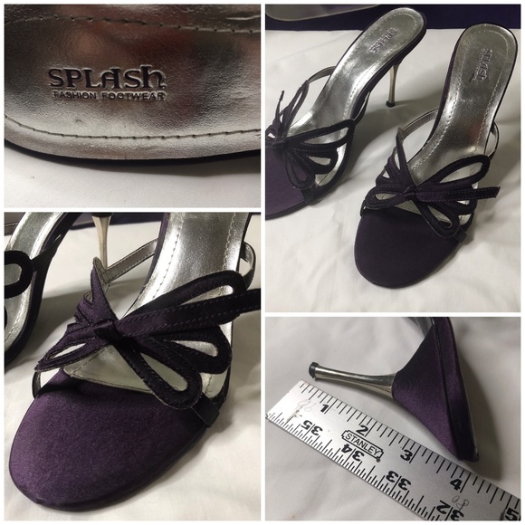 Splash | Shoes | Splash Elegant Purple Strappy Sandal | Poshmark